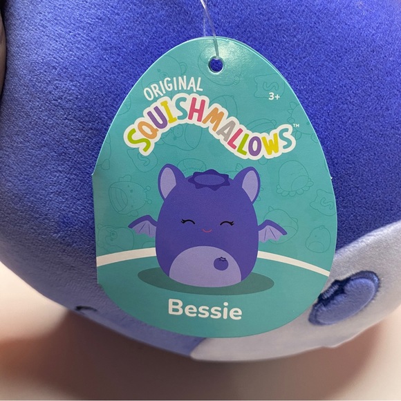 Squishmallows | Toys | Squishmallow Bessie The Blueberry Bat 8 | Poshmark